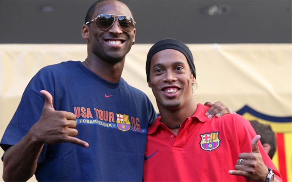 Ronaldinho once introduced young Lionel Messi to Kobe Bryant claiming ...